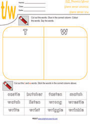 Silent Letter Worksheets | ESL Phonics World
